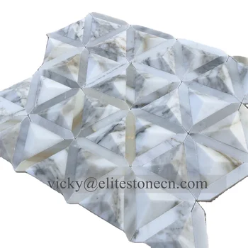 Interior Wall Tiles Curve Fluted Modern Mini Flute Mosaic Bathroom ...