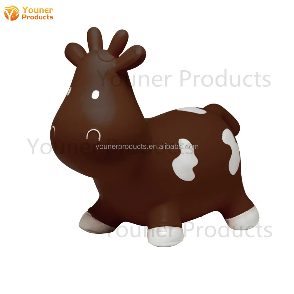 Milk Cow Jumping Bouncy Animal Bouncy Hopper Inflatable Jumping Animal ...