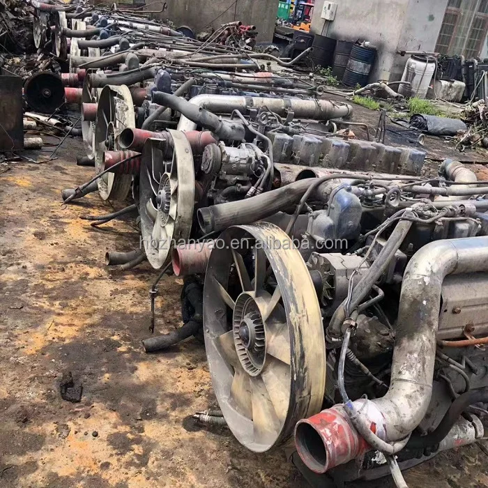 Original Weichai Used WD615 Diesel Engine Assembly 6 Cylinder for Sale ...