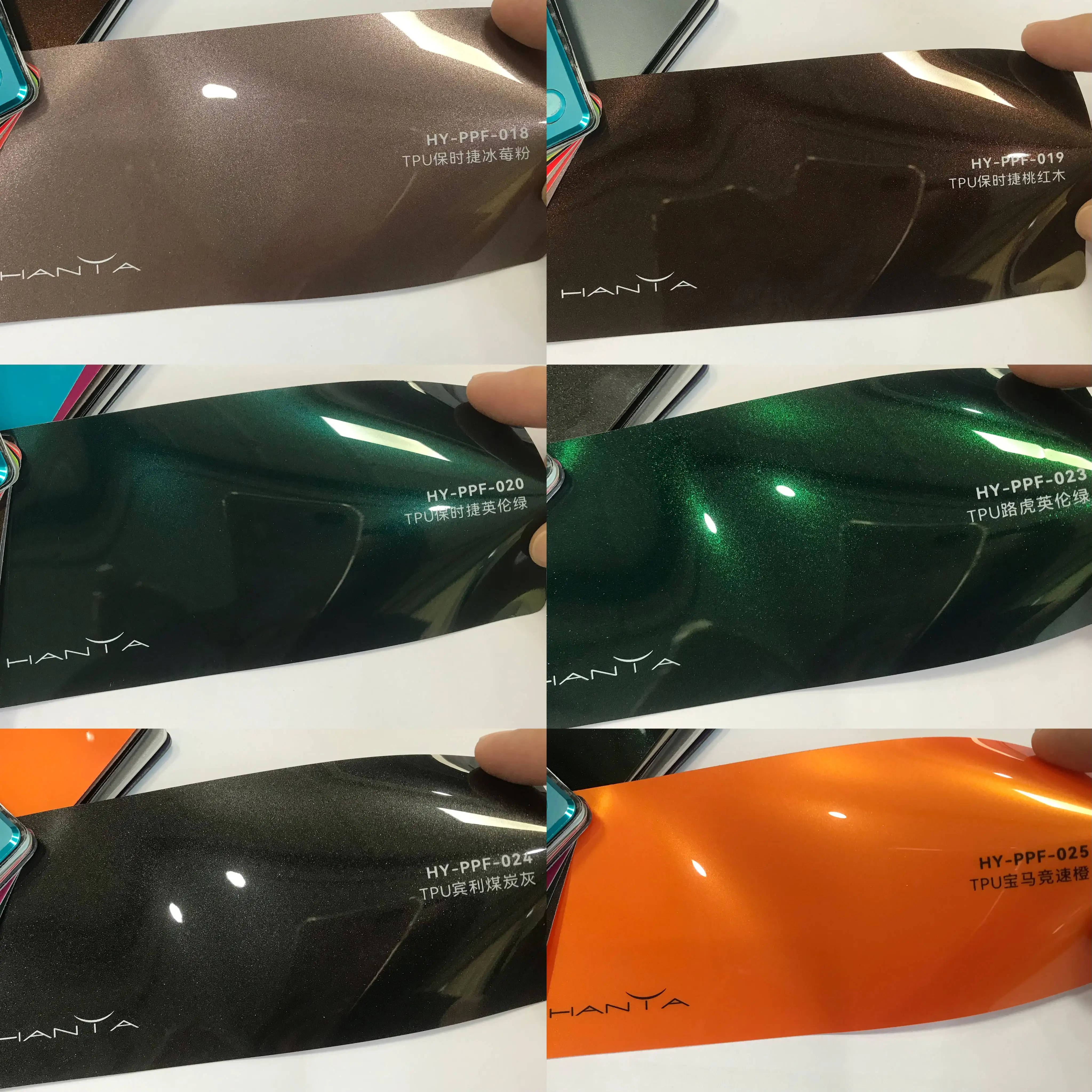 Self Healing PPF Non Yellowing Carbon Fiber Film High End Color TPU ...