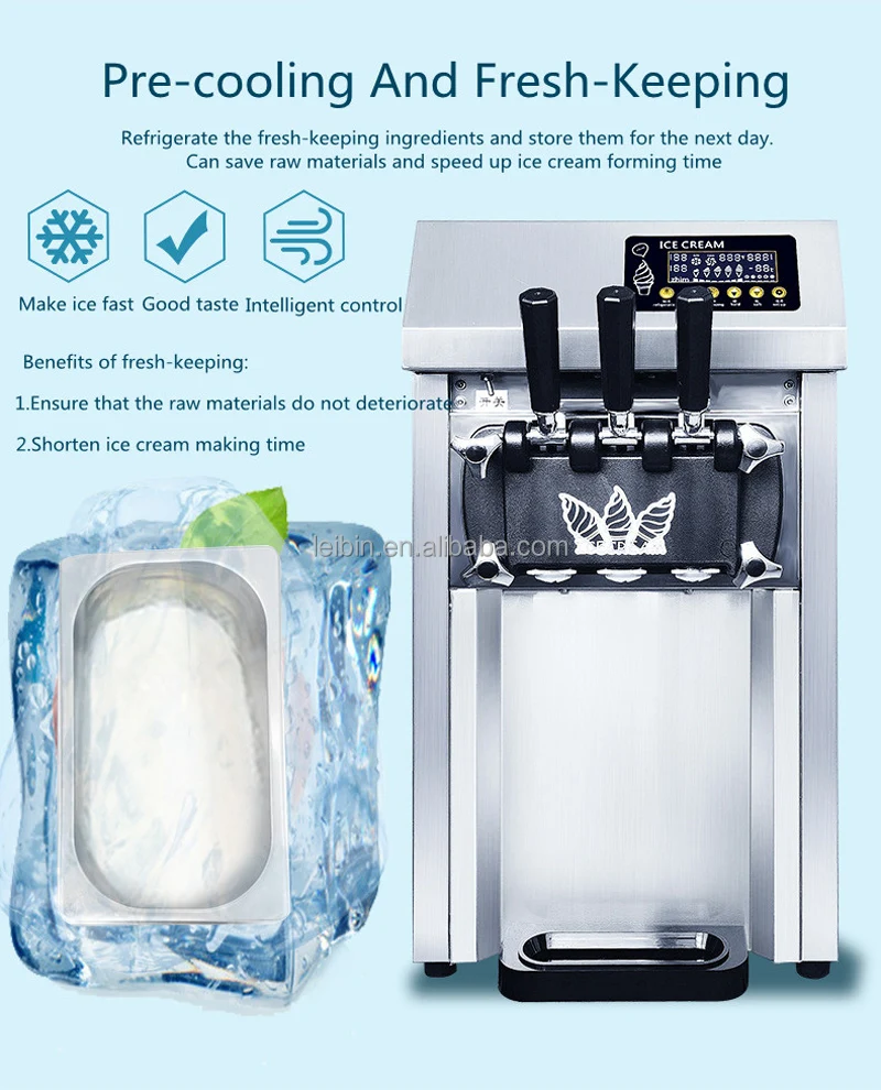 Italian Ice Cream Machine - Soft Serve Maker for Sale