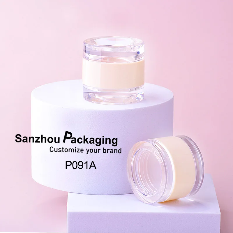 6g Empty 2 In 1 Mini Cream Jar Small Cosmetic Sample Container For Lip ...