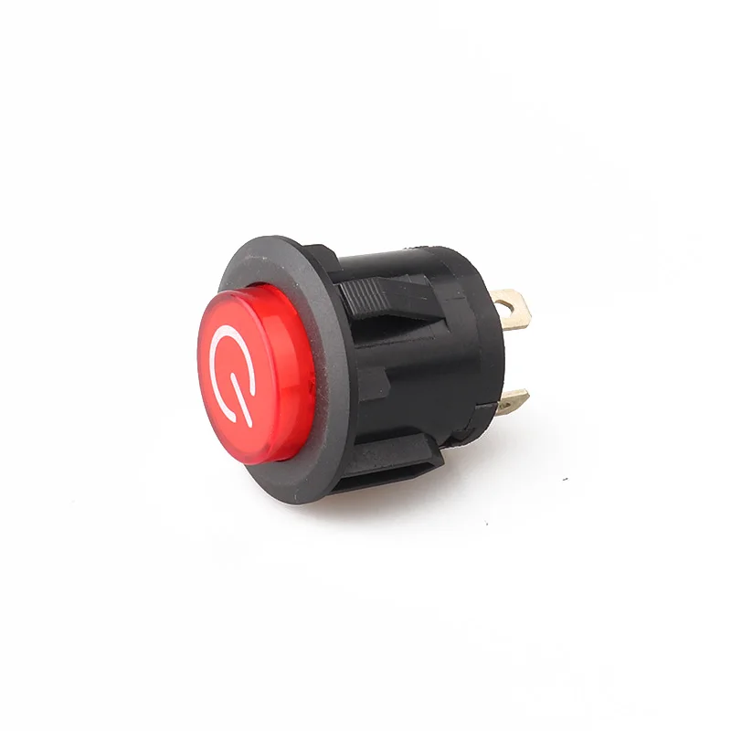 3pin Self-locking Push Button Switch Panel Mount Round Push Button ...