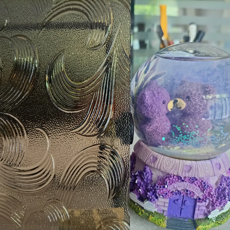 5mm Clear Patterned Glass Clear Pattern Manufacturer Shower Fluted ...