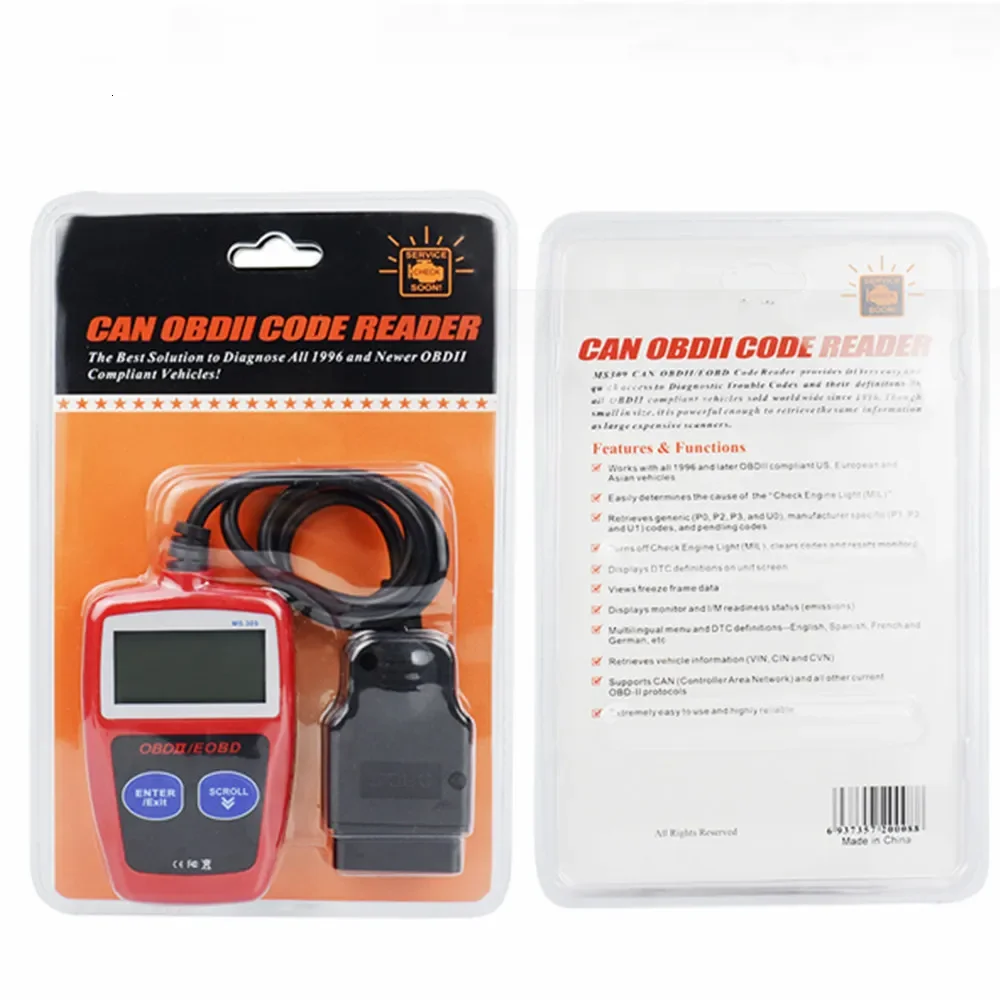 Engine Auto Scanner Diagnostic Fault Code Reader Car Tool