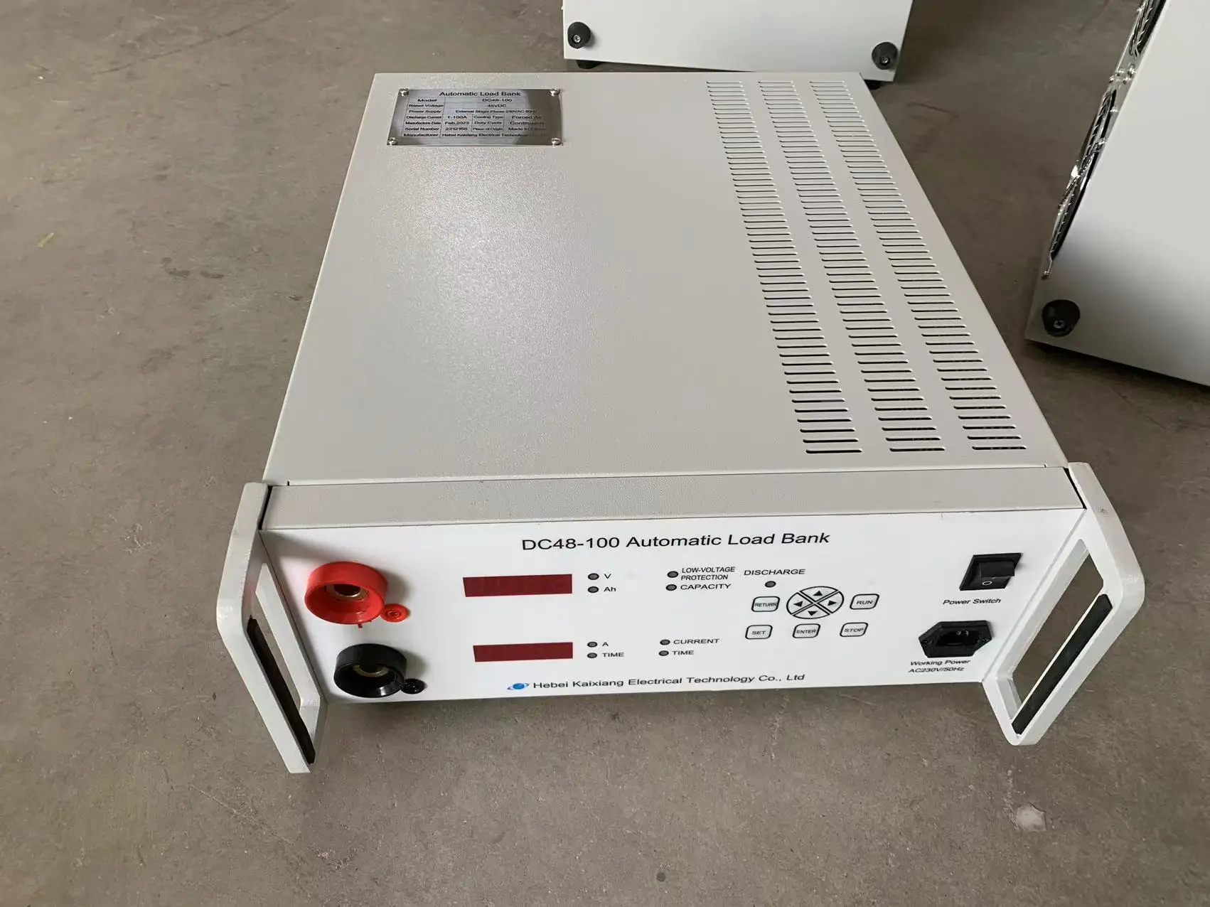 Electric 100 Amps Battery Discharger - Constant Current DC Load Bank 48V