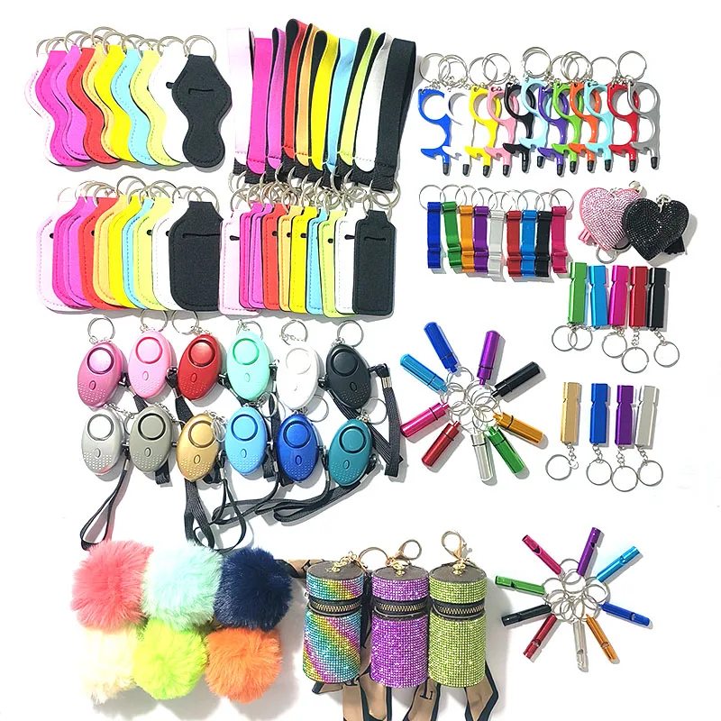 Bulk Bling Women’s Alarm Self Defense Keychain Wallets