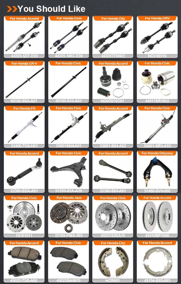 Shop Our Hot Sale Auto Spare Parts Kit for Honda Vehicles