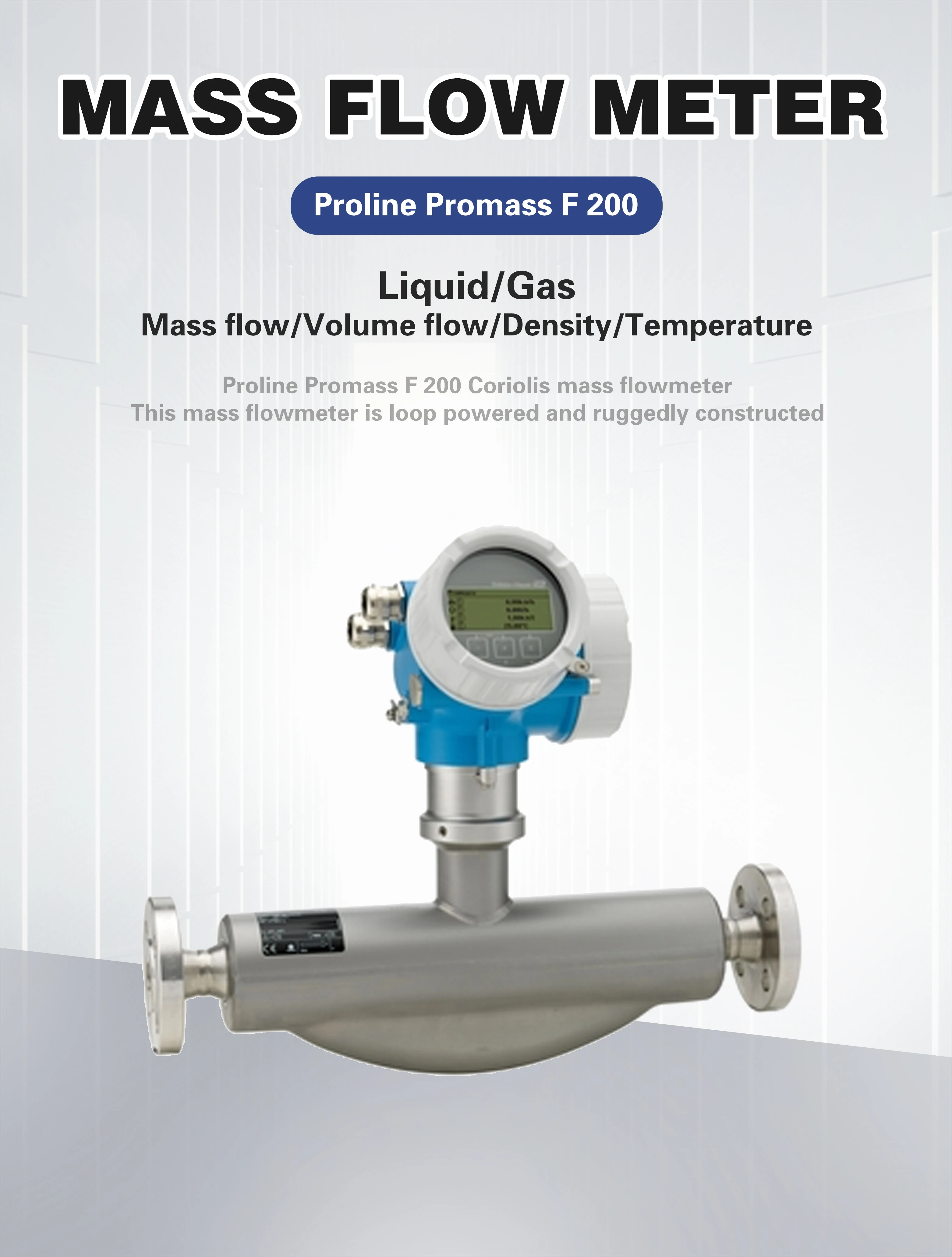 Proline Promass F200 Flow Meter - High-Accuracy Measurement