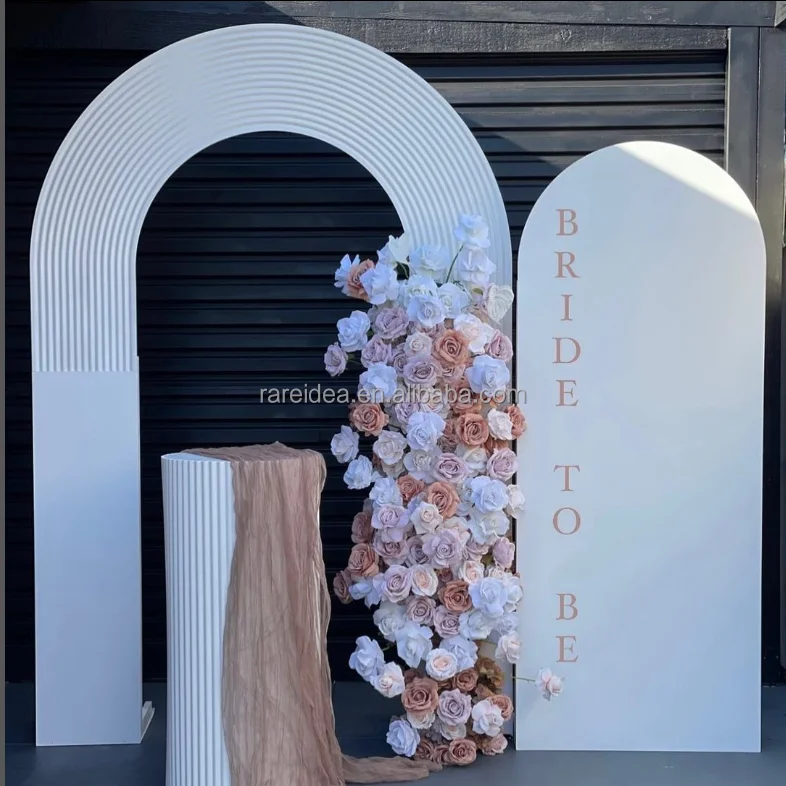 Customized Backdrop Flower Pvc Acrylic Wedding Backdrop Decoration ...