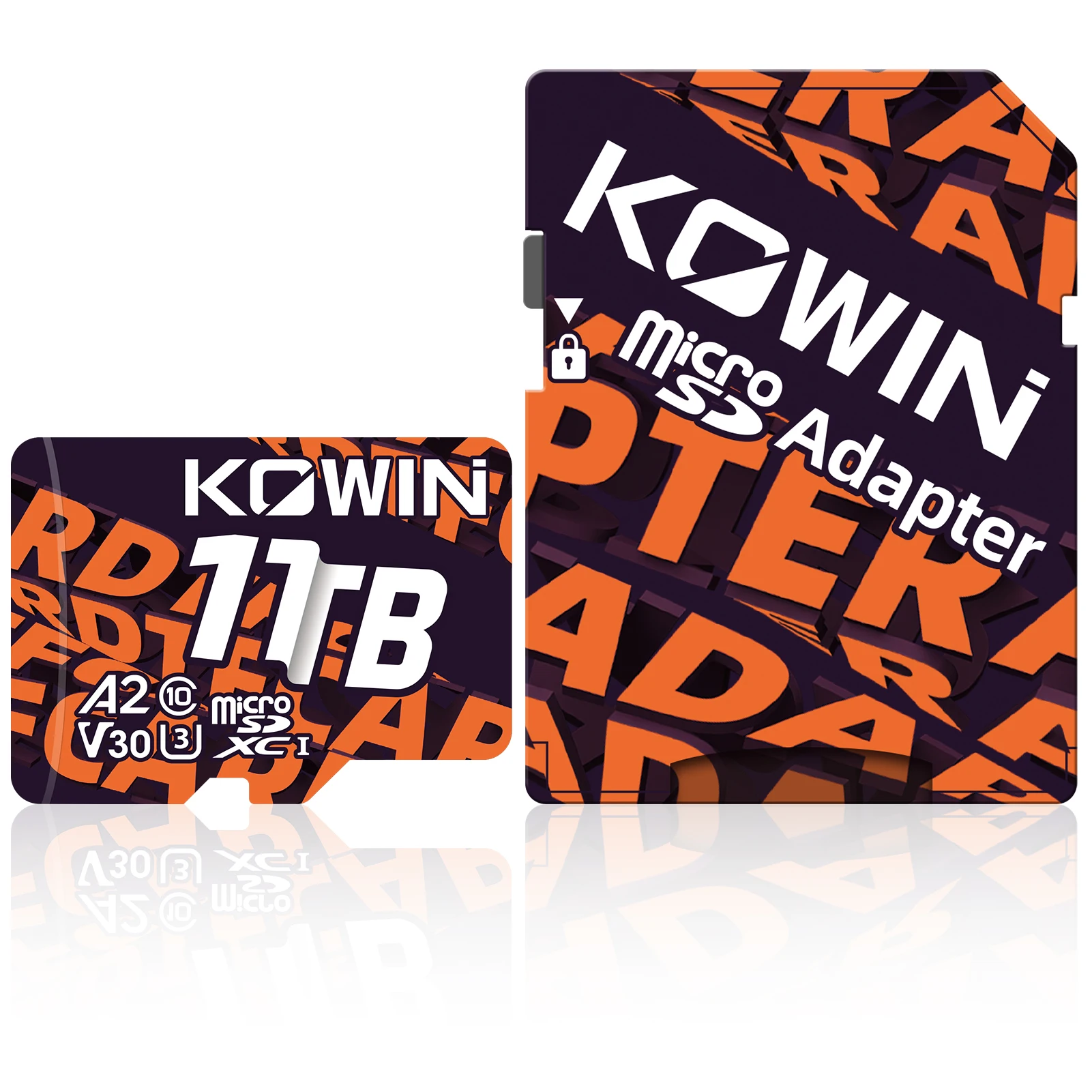 Kowin Micro Card Sd 32gb/64gb/128gb/256gb High Speed Memory Tf Card With Adapter Uhs-l,Class 10 ...