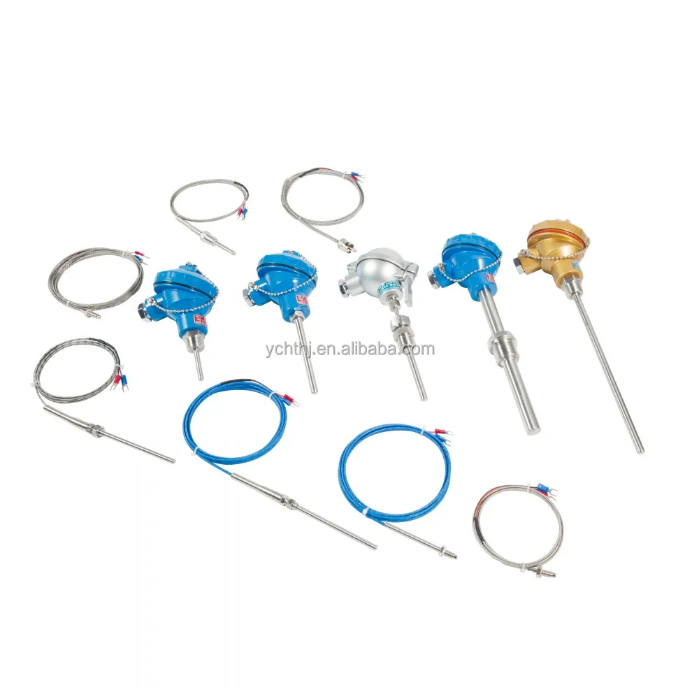 Temperature Sensor Flanged Thermocouple Threaded Thermowell for ...