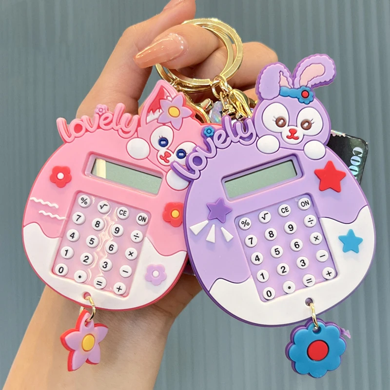 Cartoon Mini Calculator Maze Keychain Cute Panda Dinosaur Multi ...
