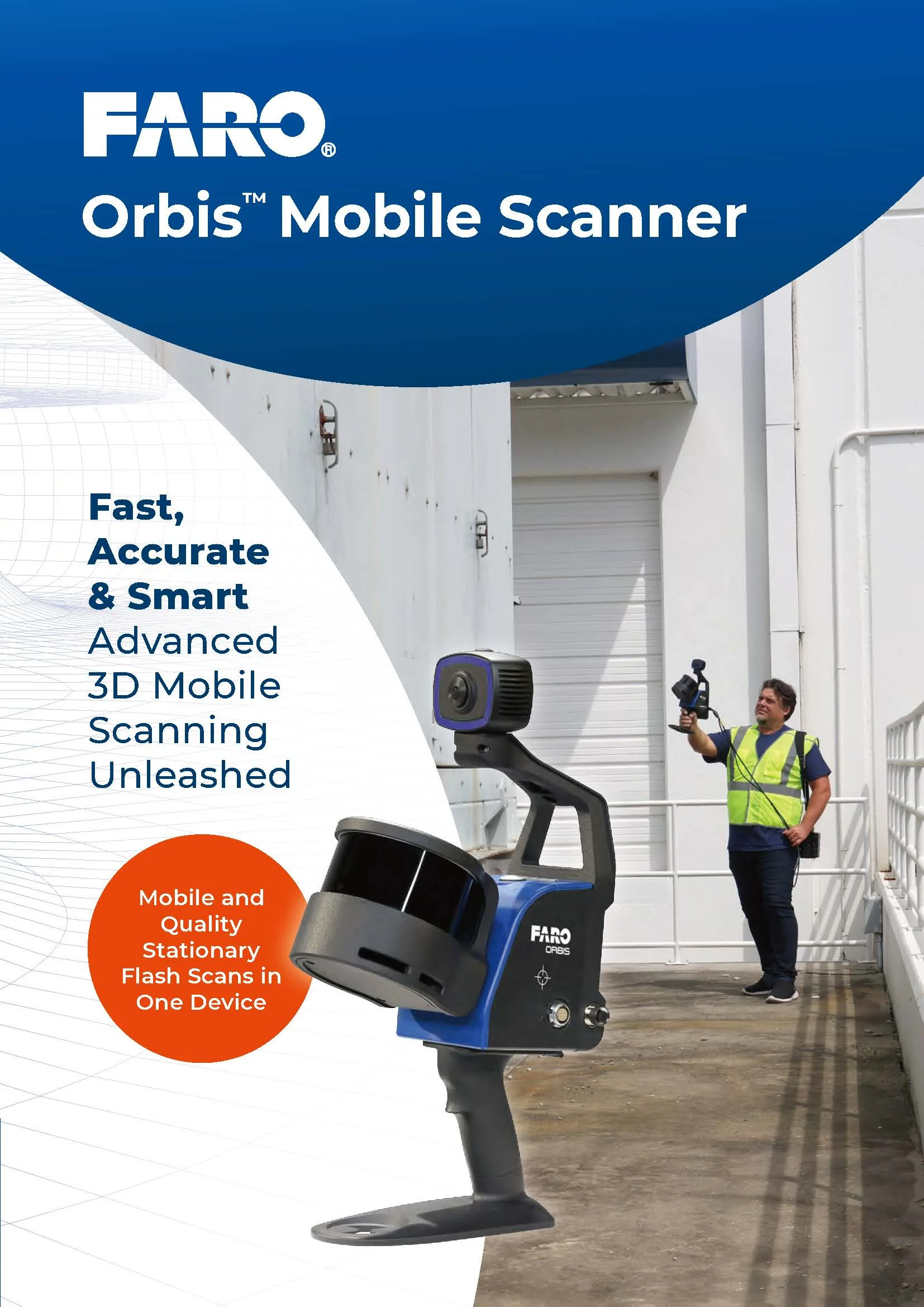 High Quality Faro Orbis Mobile 3d Laser Scanner For Convergence Analysis,Volumetric Calculations ...
