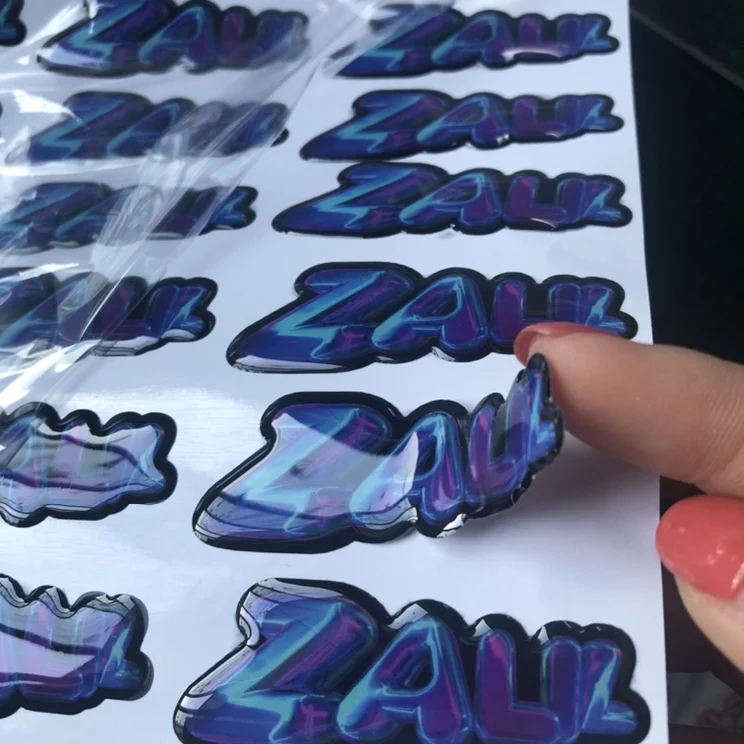 Custom Epoxy Stickers - Durable, Adhesive, and Eye-catching