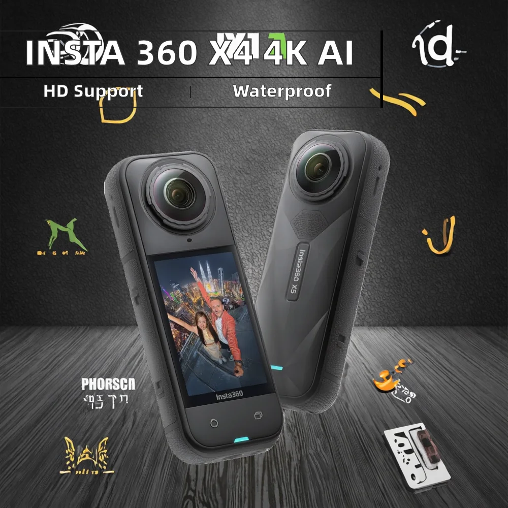 Insta 360 X4 Mini 8K Action Camera Wide-Angle WiFi Video Recorder ...