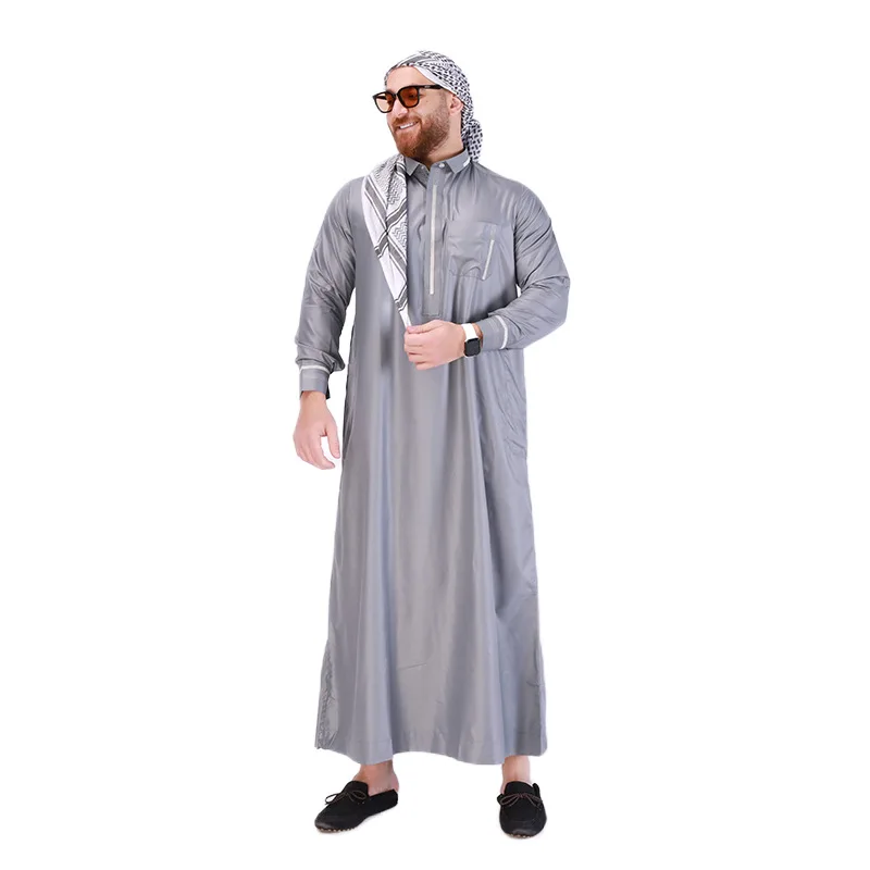 High Quality Arabic Thobe With Embroidery Designs Muslim Clothing For ...