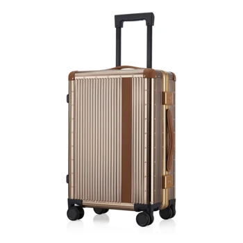 Factory Titanium Alloy Luggage Hard Suitcase With Tsa Lock Custom ...