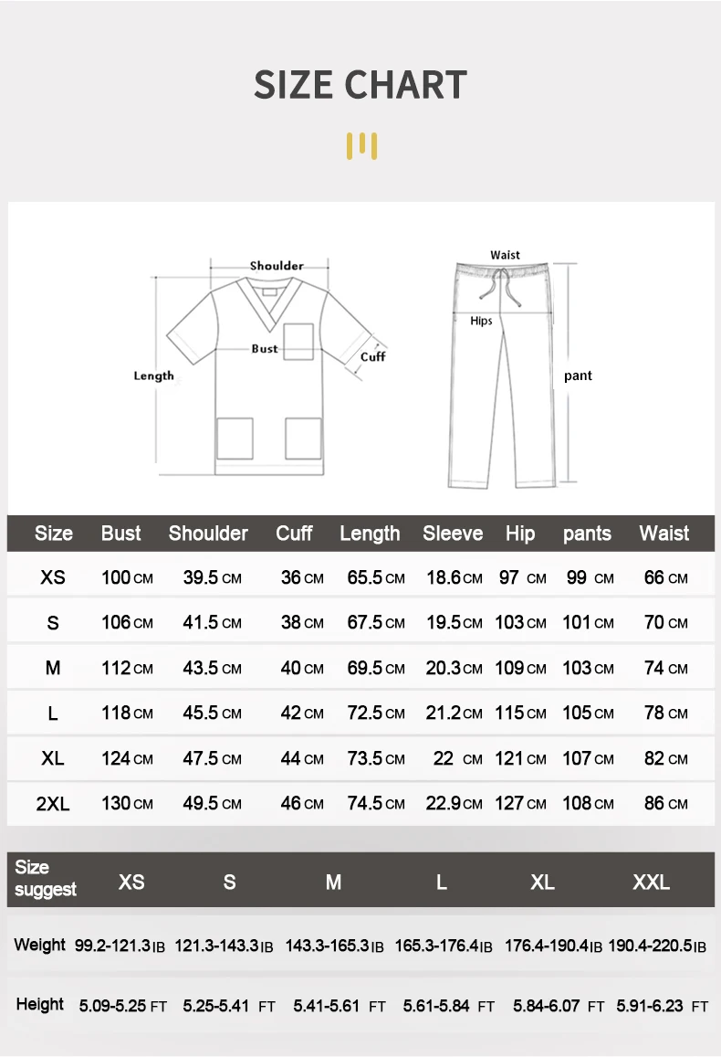 Beautiful Color Spandex Nurse Scrub Uniforms Royal Blue V-neck Short ...