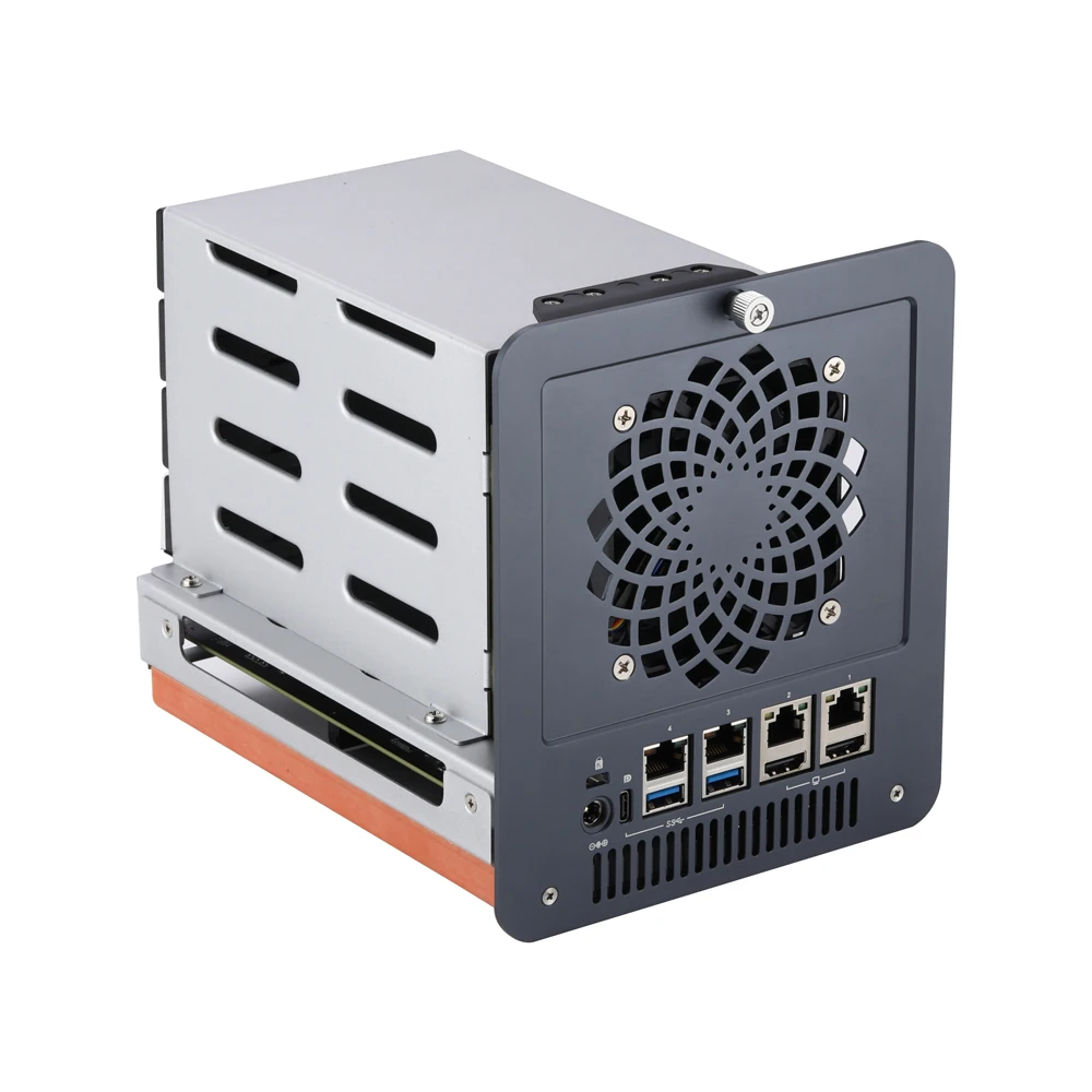 4 Bay NAS with Advanced Router - Customizable Mini Server