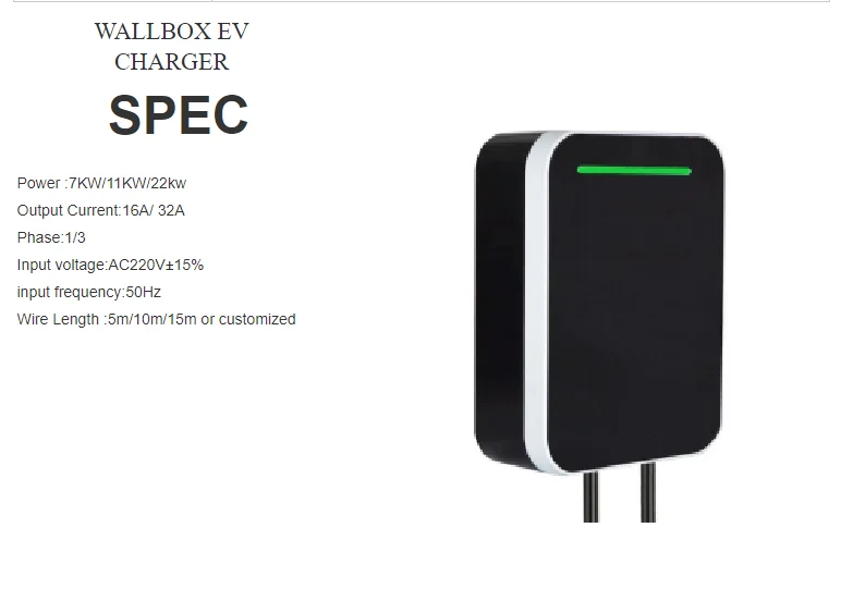 Wallbox Electric Car Charge EV Charging Station 7KW-22kW EV Charger ...