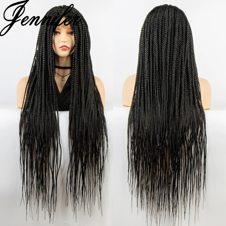 Jennifer Synthetic Full Lace Wig - Braided Wigs for Black Women