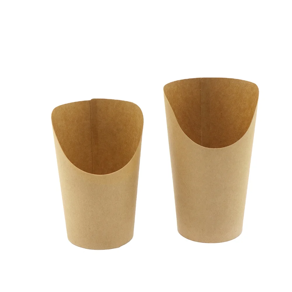 12 Oz Bio-degradable Disposable Hot Beverage Chip Cups Gold Foil ...