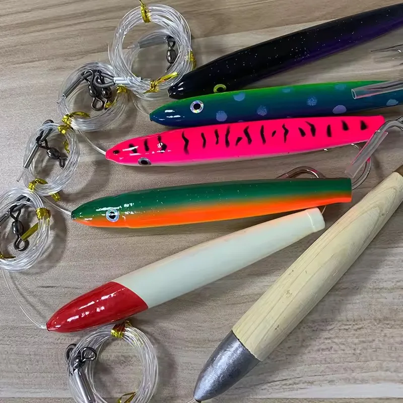 6 Inch Cedar Plugs - Efficacious Saltwater Trolling Lures