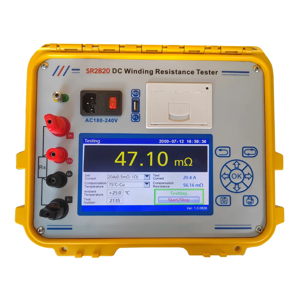 Srz2820 Grounding Resistance Meter Miliohm Meter Dc Resistance Meter ...