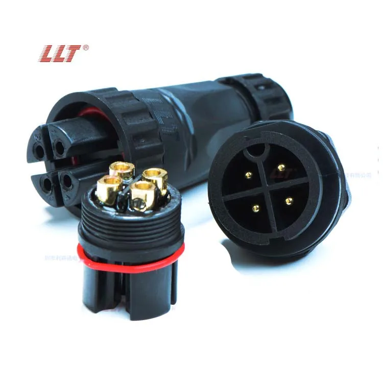 LLT M22 250V 25A 4 Pin Waterproof Connector Led Strip Adapter Socket ...