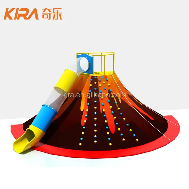 Customized Fun Children Play Slide - Durable Volcano Slide