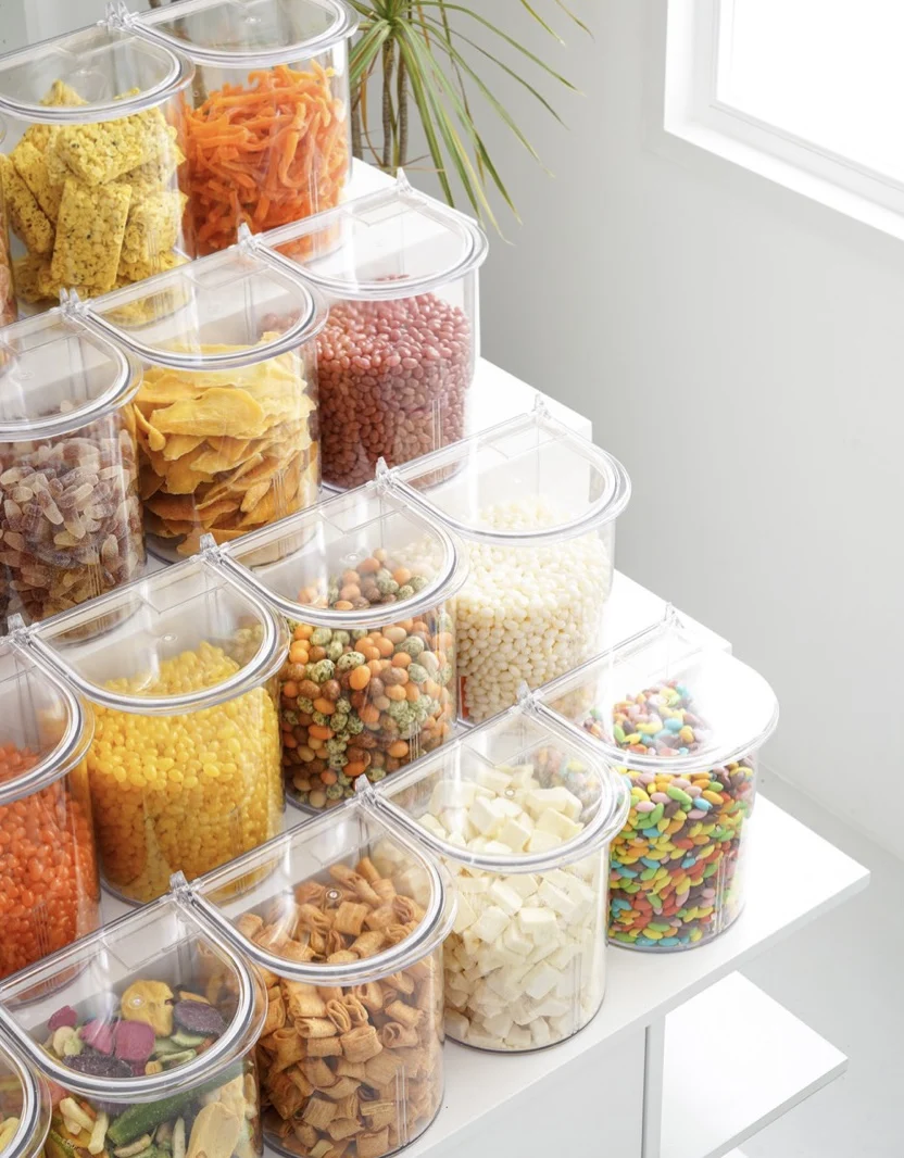 ECOBOX Food Bins - Efficient Storage Solutions for Cereal, Nuts, and Candy