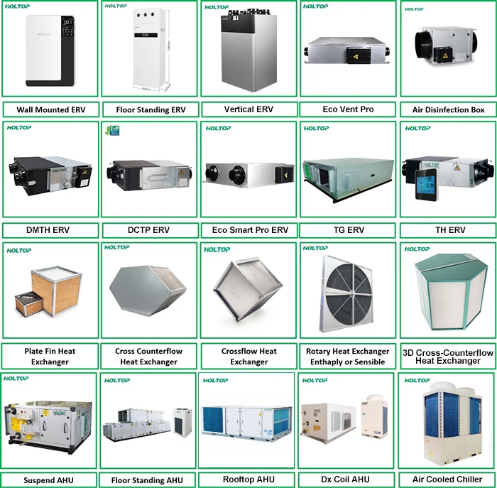 Ahu Chiller System Precision Air Handling Unit Industrial Conditioners