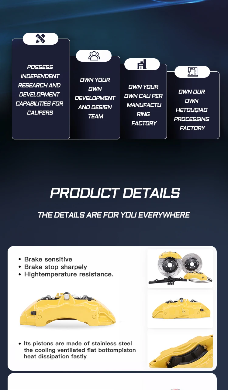 Big 6 Pots Modified Racing Brake Caliper For Brembo 18z Brake Kit For Lexus Ct200h Es300 Es350 ...