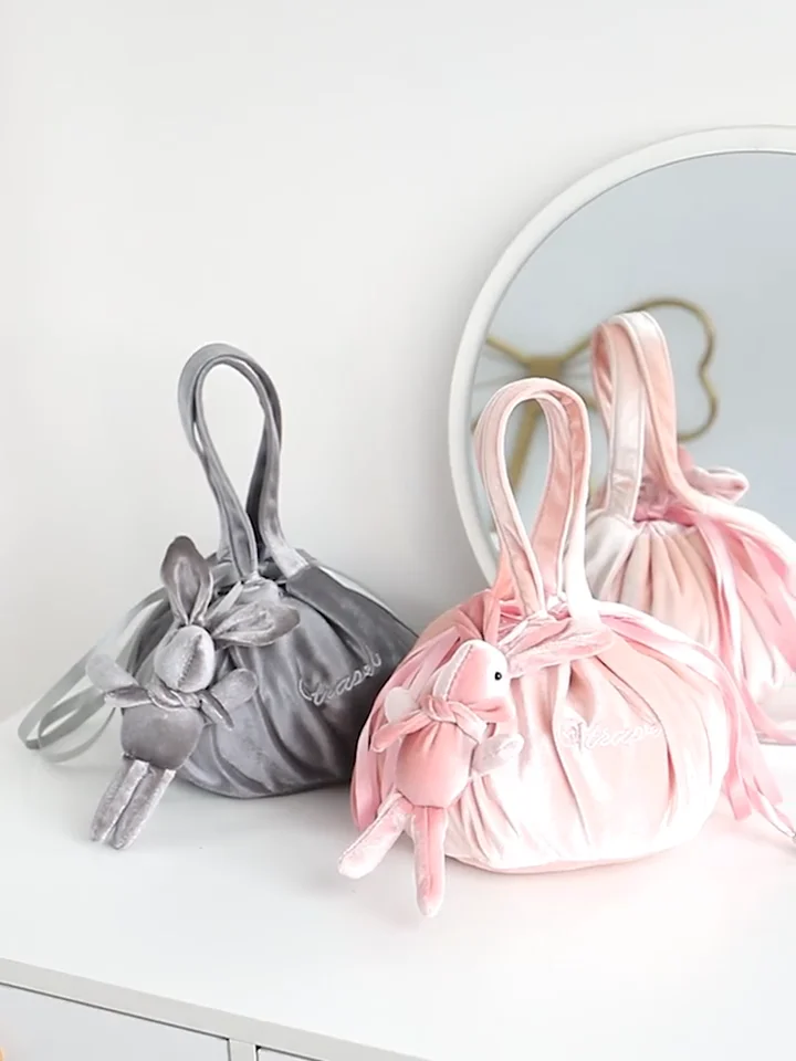 Custom Logo Design Makeup Organizer Pouch Cosmetic Velvet Travel Bag ...