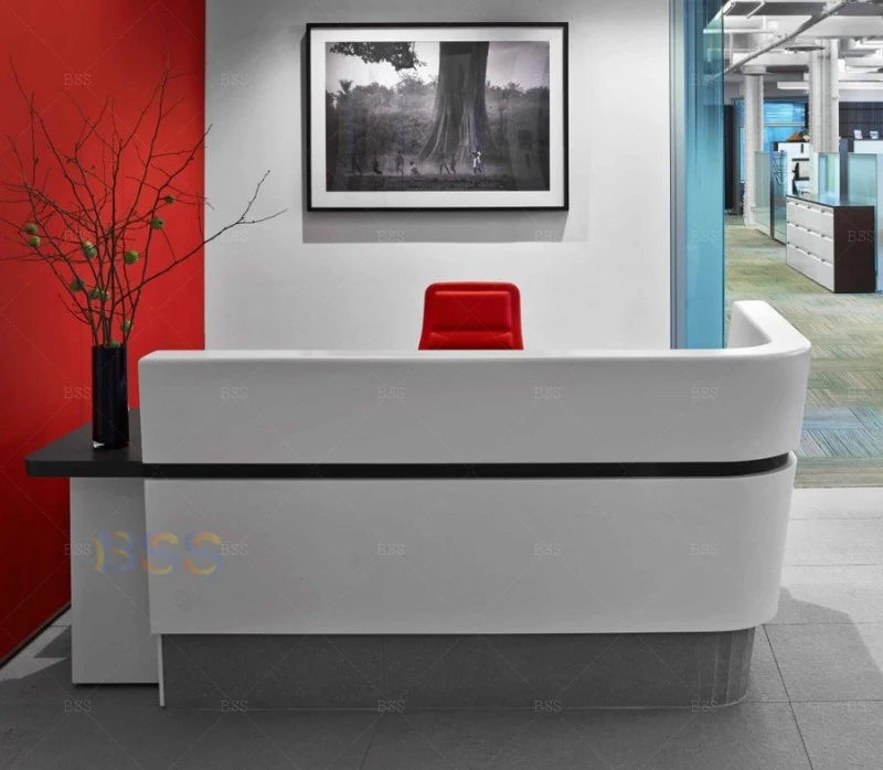 Luxurious Receptionist Counter - Elegant & Durable Design