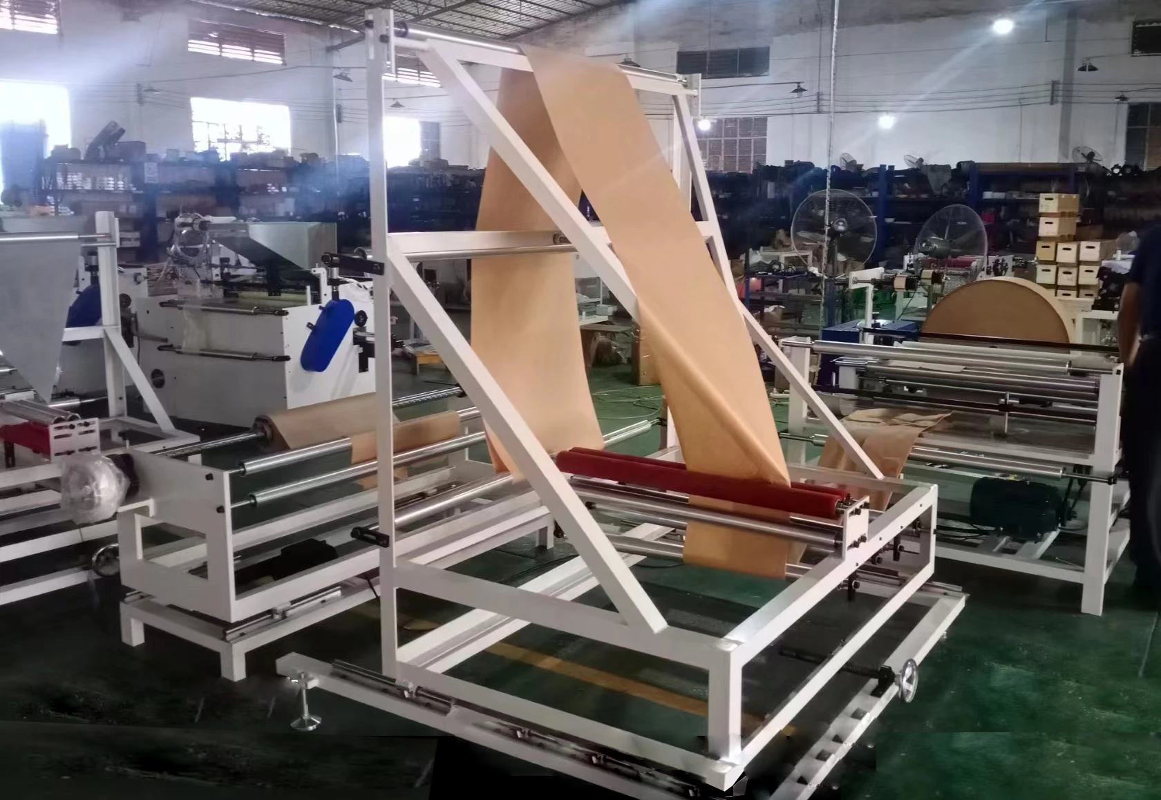 Plastic Film Folding And Rewinding Machine Plastic Film Machine - Buy ...