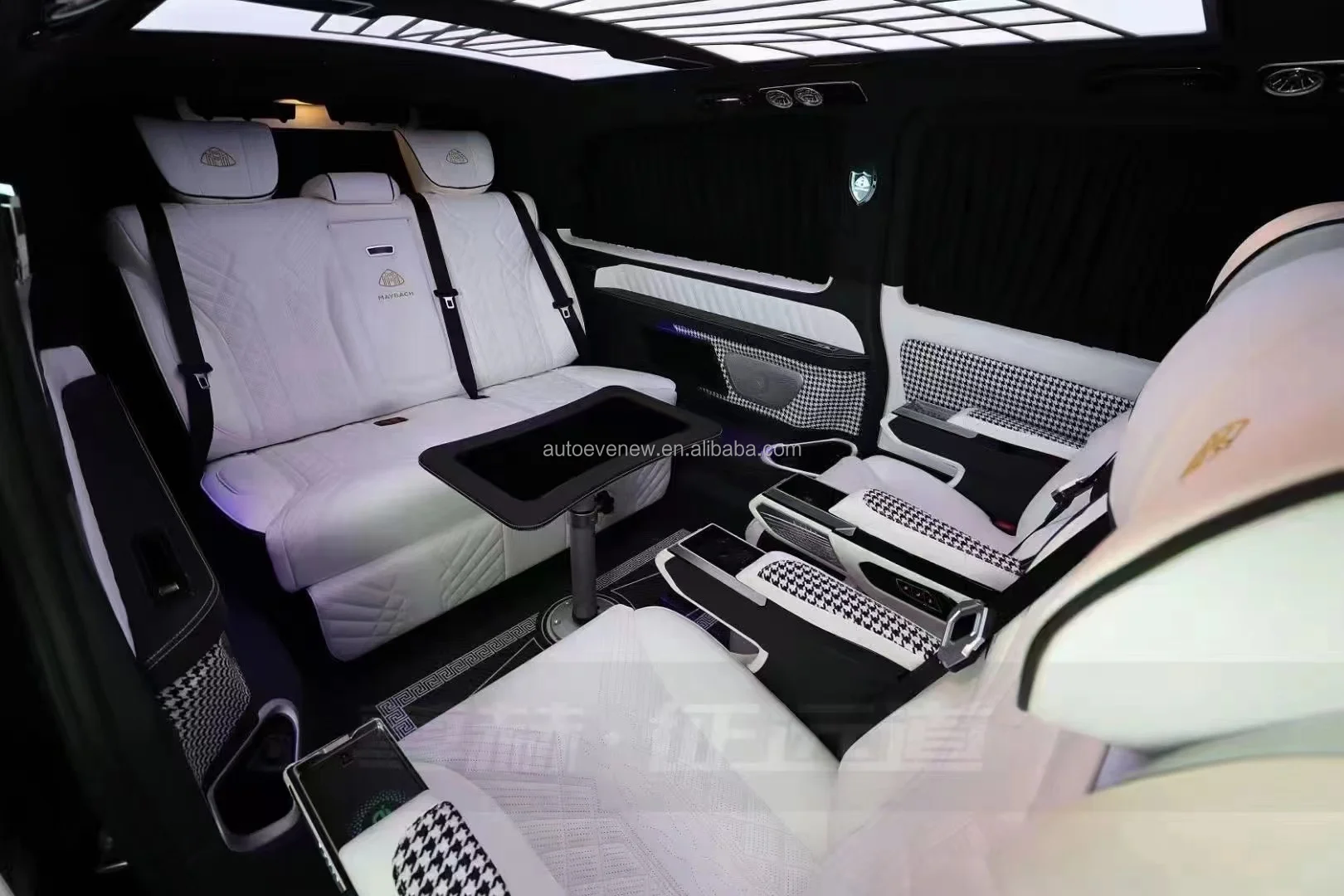 Luxury VIP Van Seat Convention Sofa Bed for Van MPV MercedesBenzVCLASS ...