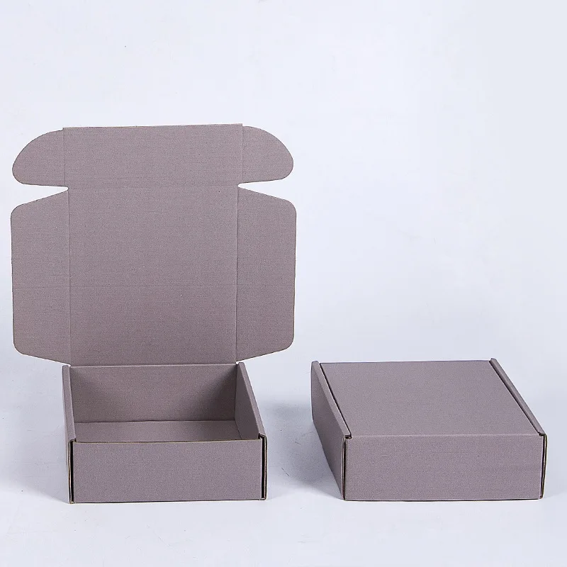 OEM Brand Logo Pink Paper Cardboard Mailer RTS Kraft Corrugated Folding ...