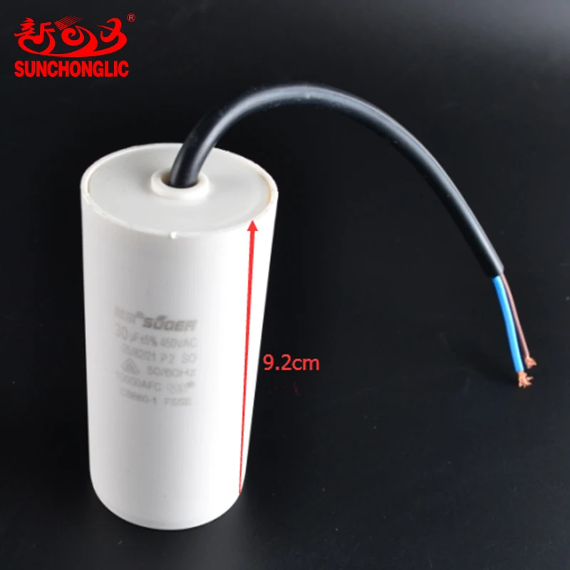 Sunchonglic Capacitors Washing Machine Capacitor Cbb60 30uf For ...