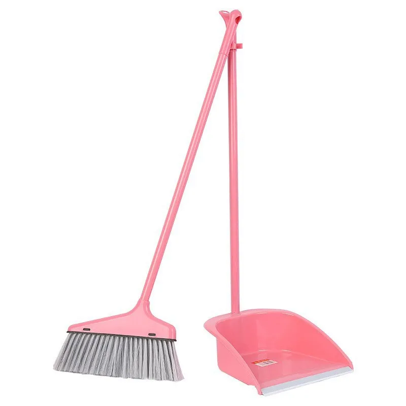DS1404 Cheap Kitchen Broom Stick and Dust Pan Long Handle
