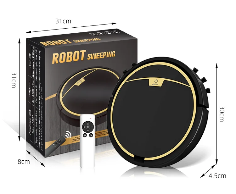 Rs300 Remote Control Home Floor Dust Clean Sweeper Vacuum Intelligent ...