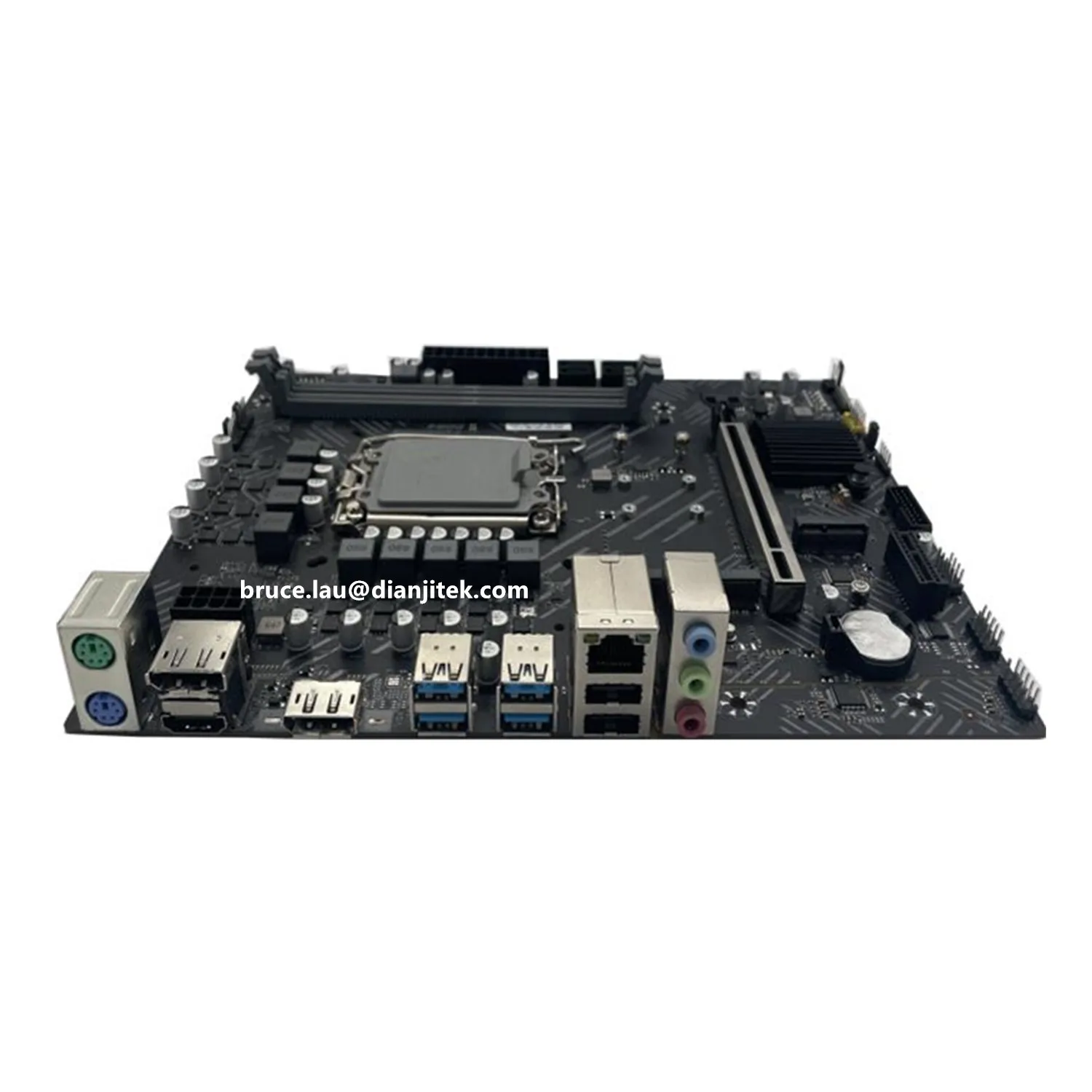 LGA 1700 Micro ATX Motherboard B760 DDR5 with 2 M.2, VGA+HD-MI+DP ...