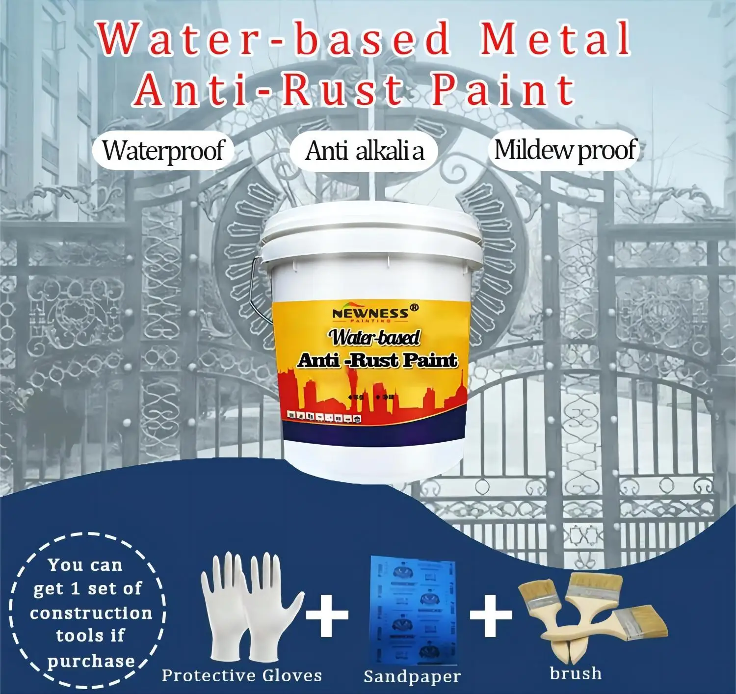 Metal Anti-rust Coating for Metal Stairs, Suitable for Both Indoor and ...