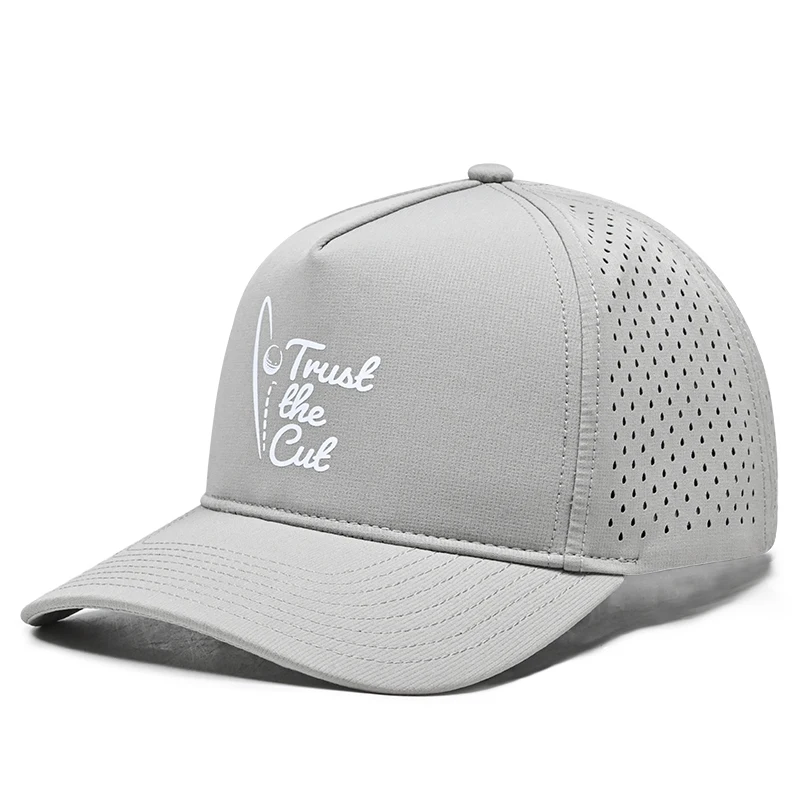 Custom Logo 5 Panel Fashion Waterproof Baseball Cap for Men