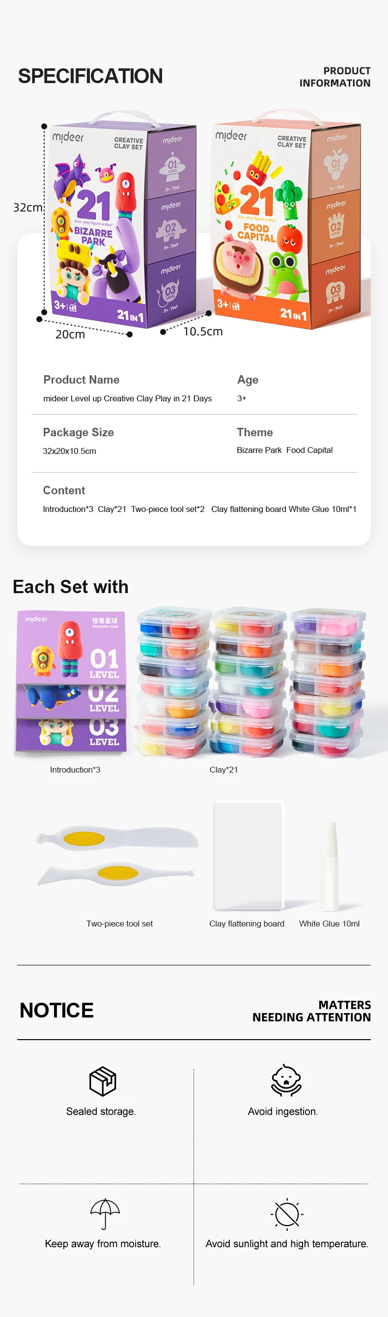 Mideer Gift Box - Creative Clay Set for Kids & Educators