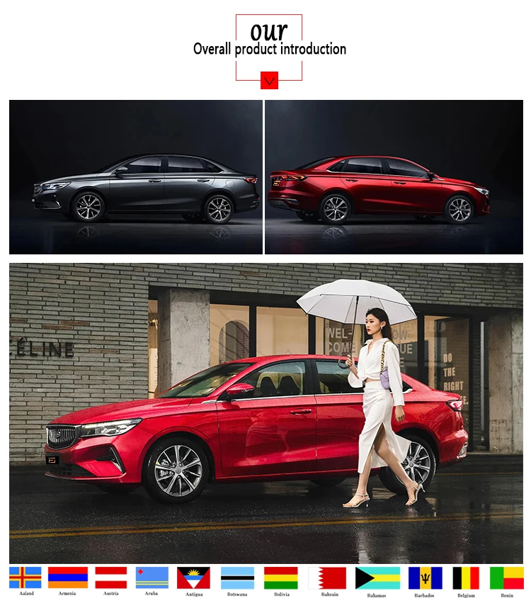 Cheap Car Geely Emgrand 1.5L 1.8L Petrol Automatic Sedan