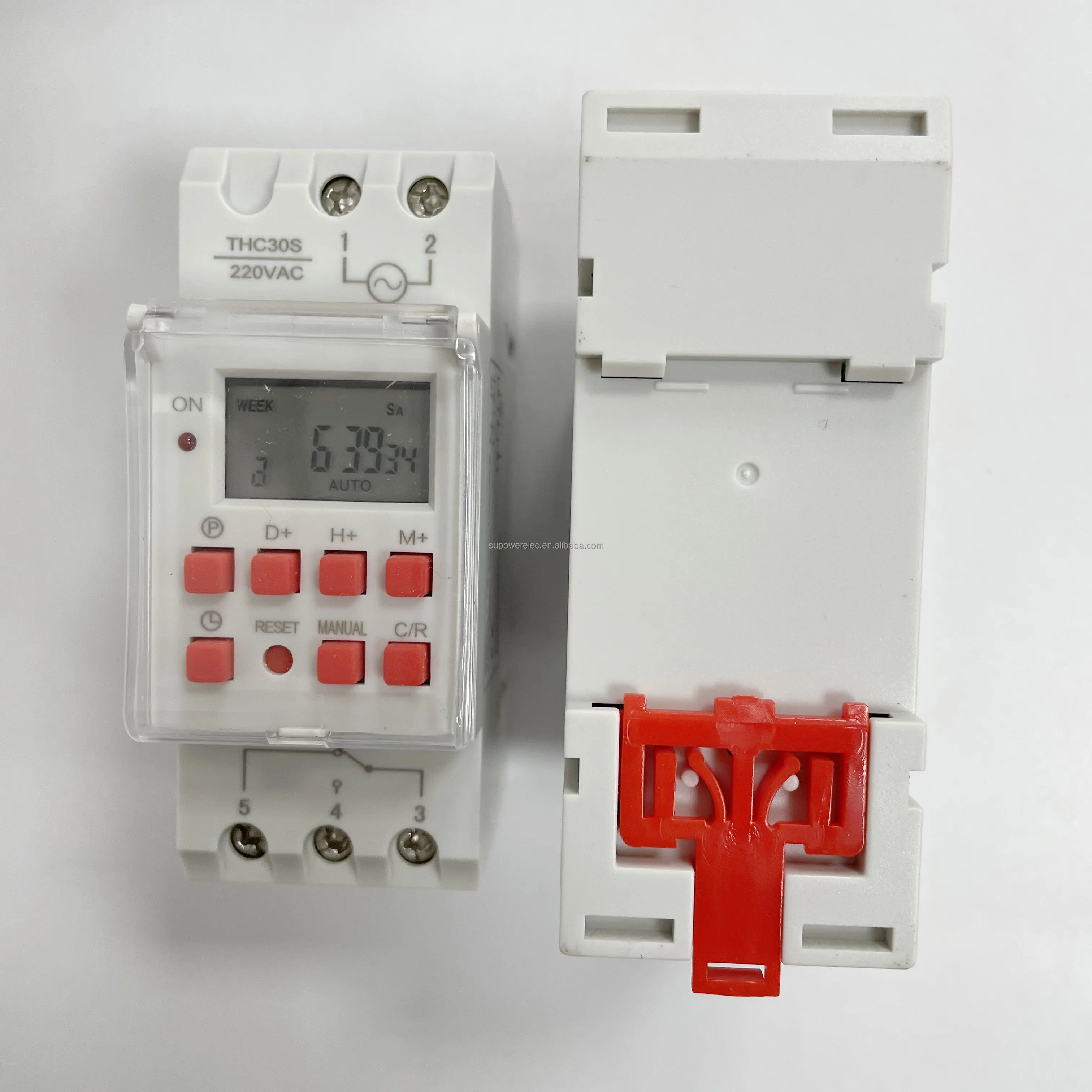 SUPOELE THC30S Time Switch - Weekly Programmable Digital Timer