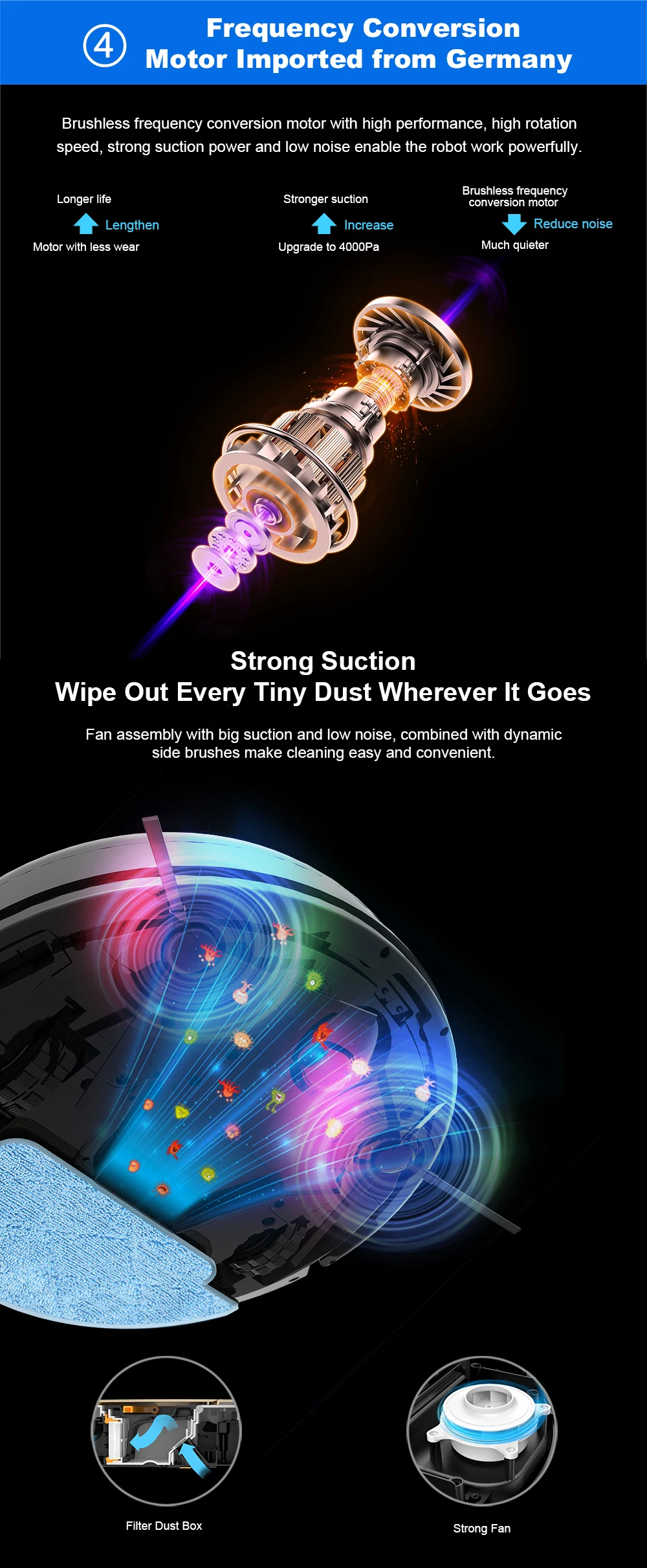 L200 Gyroscope Smart Vacuum Robot Cleaner Work With Tuya Application ...