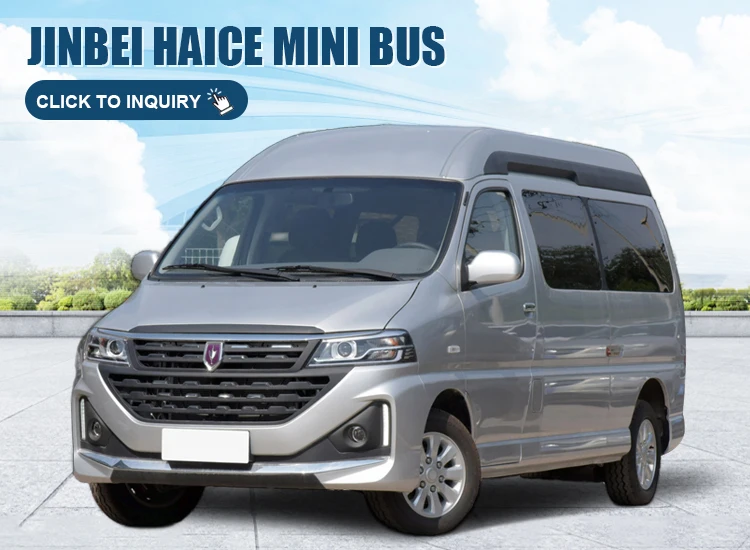 JINBEI Haice Mini Bus - 12 Seats High Roof Diesel Transport OEM